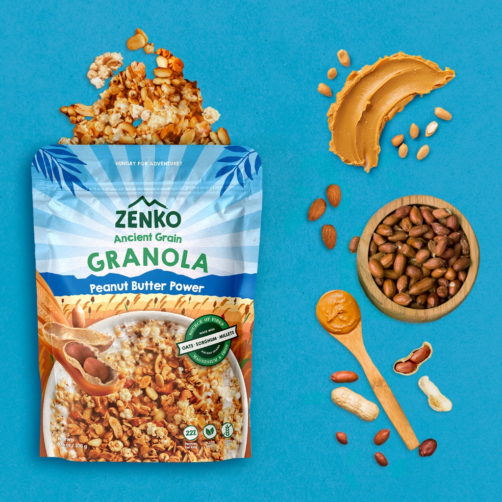 [NEW] ZENKO - Ancient Grain Granola - Peanut Butter Power (300g ...