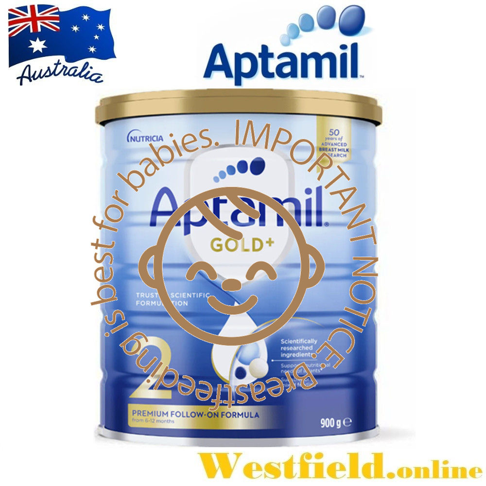 [Australia Import EXP 11/2026] Aptamil Gold+ Formula Step 2 Baby Milk ( 6-12 months ) ( 900g ...