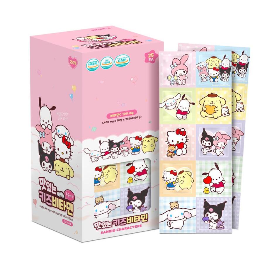 Artex Sanrio Characters Tasty Kids Vitamins 250 Tablets(350g) | Shopee ...
