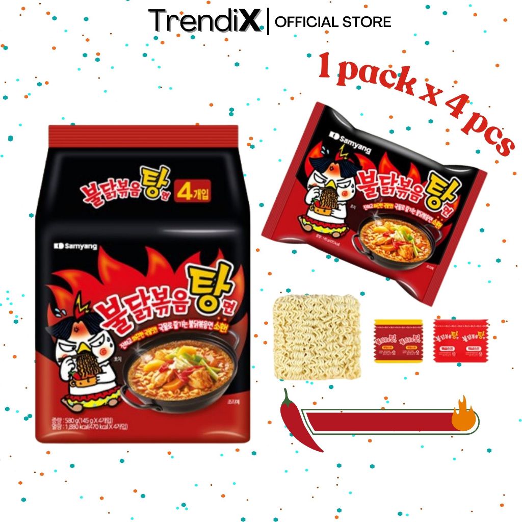 SAMYANG Buldak Noodle Soup (Spicy Chicken Stew Ramen) | Shopee Singapore