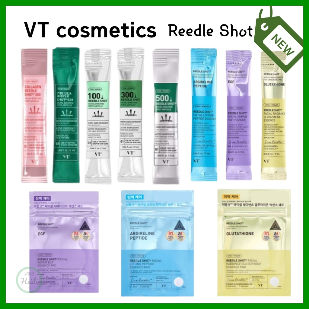 KOREA 🇰🇷 100% Authentic VT Cica Reedle Shot 50/ 100 / 300 / 500 Skin Care First Ampoule | Shopee ...