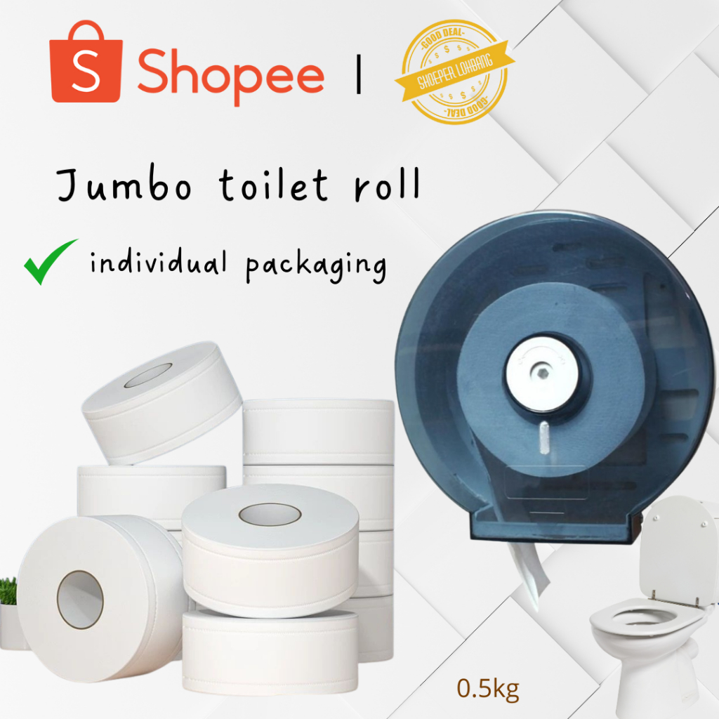 3PLY Jumbo toilet roll toilet paper | Bathroom tissue | Shopping Mall ...