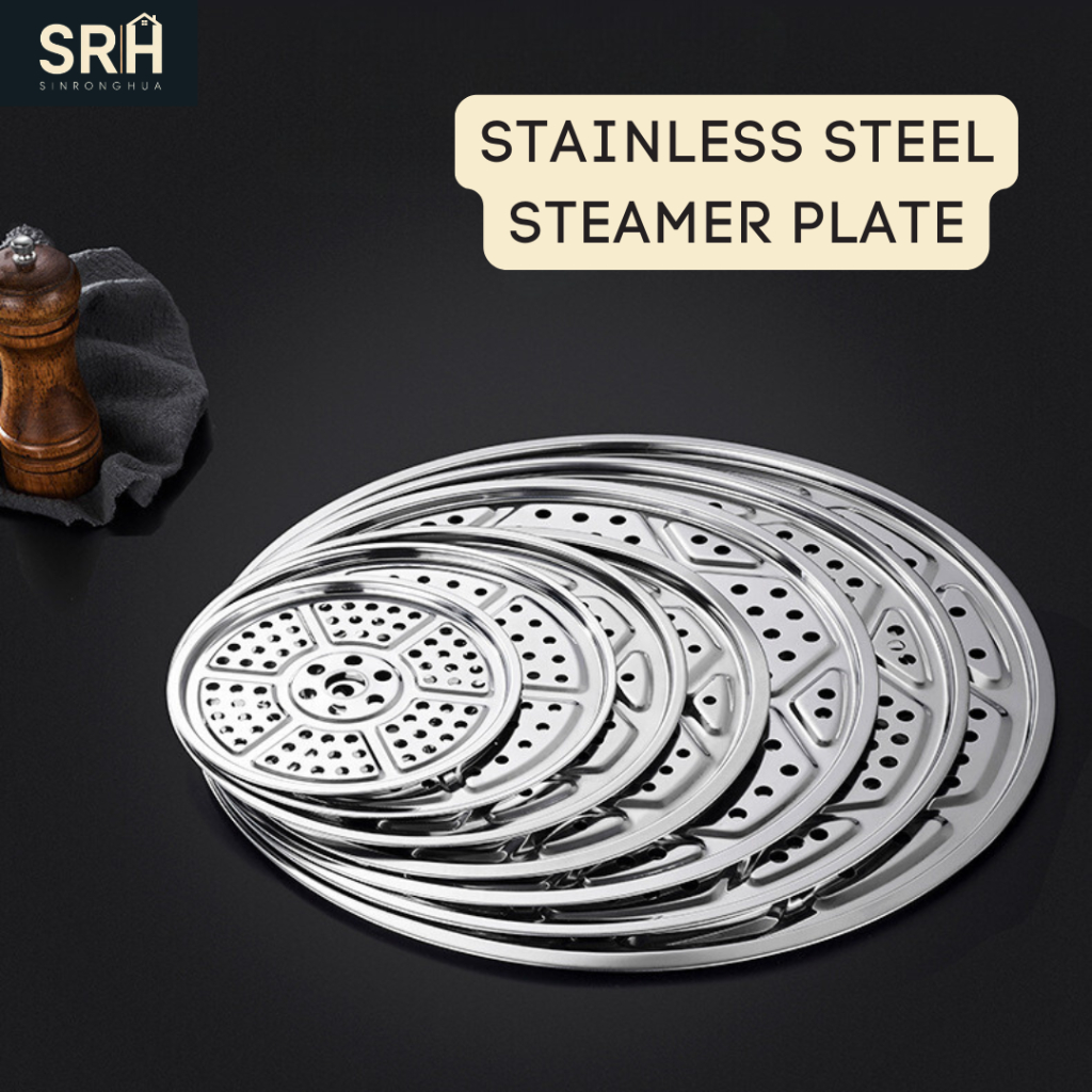 [SG SELLER] Stainless Steel Steamer Plate Steaming Plates Food Steaming ...