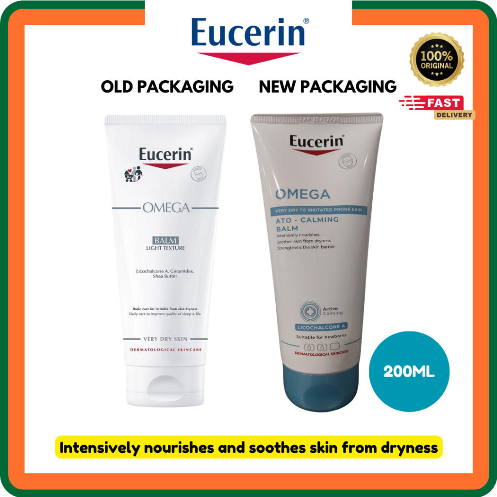 EUCERIN OMEGA BALM LIGHT TEXTURE 200ml [EXP: 04/2028] | Shopee Singapore