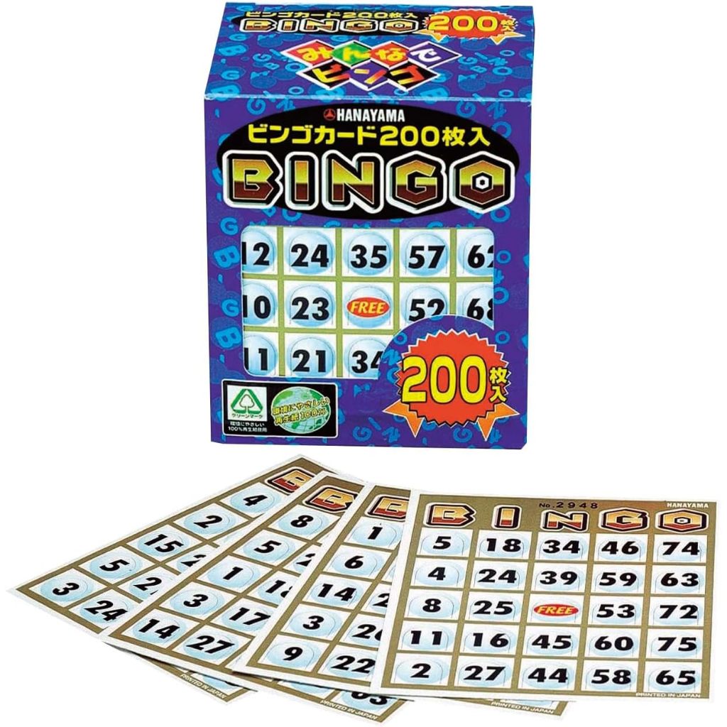 （Direct from Japan) Bingo Card 200 (set of 200) | Shopee Singapore