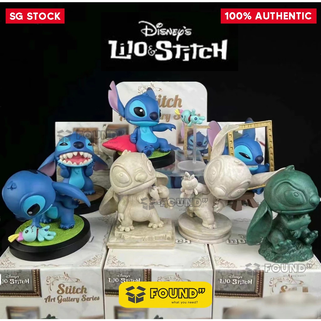 【SG GENUINE】 DISNEY LILO & STITCH - Art Gallery Museum Series Blind Box ...
