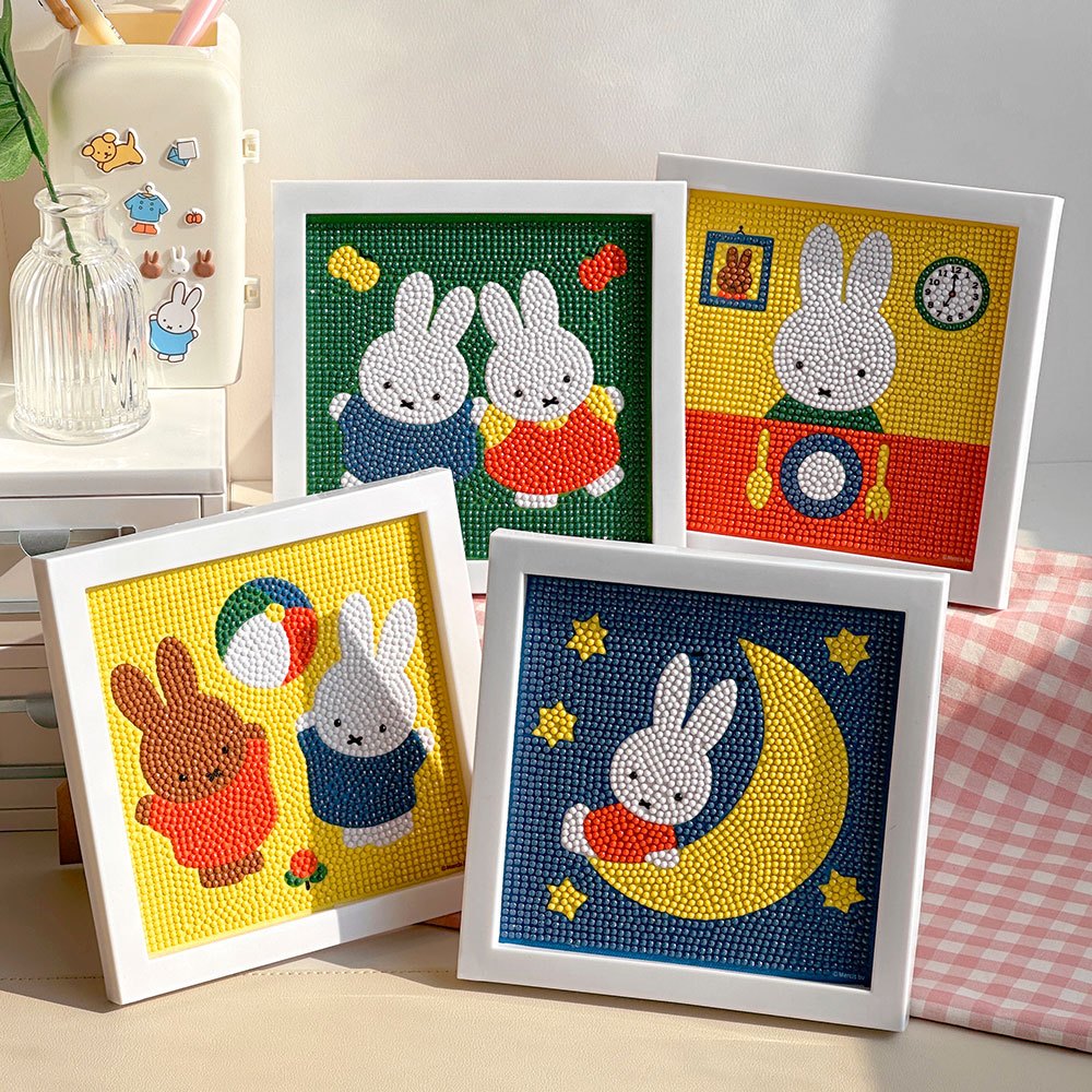 MIFFY DIY Diamond Painting Making Frame Kit Gem Craft Art Kid Room ...