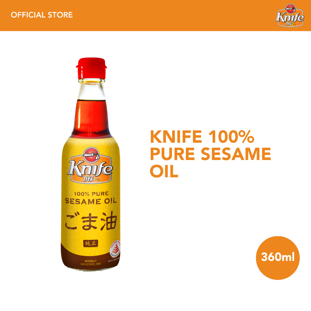 Knife 100% Pure Sesame Oil (Goma Abura) 360ml | Shopee Singapore