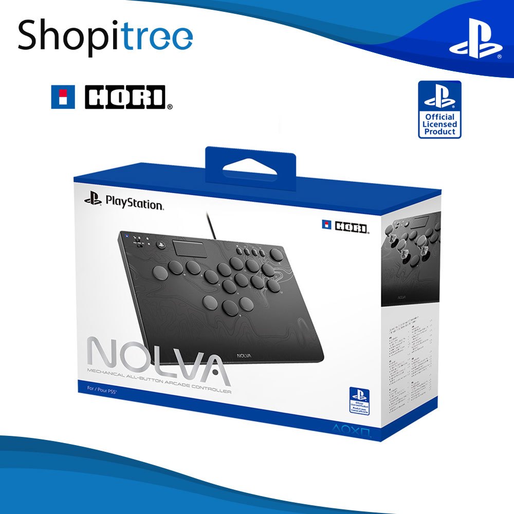 HORI NOLVA Mechanical All-Button Arcade Controller for PS5 and PC ...