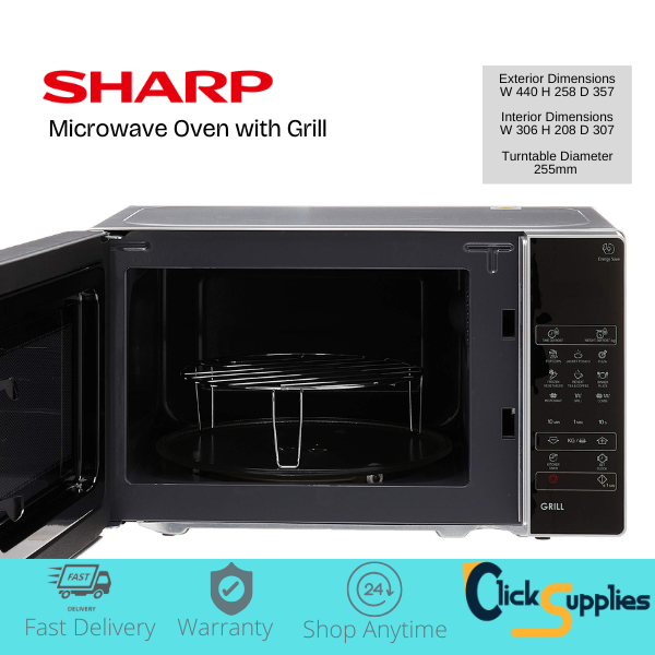 SHARP Microwave Oven With Grill 20 Litres Capacity With Touch Control ...