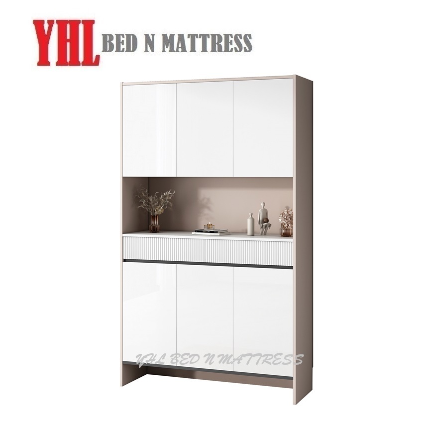 YHL New EW Length 100 / 119 cm Tall Shoe Rack / Shoe Cabinet | Shopee ...