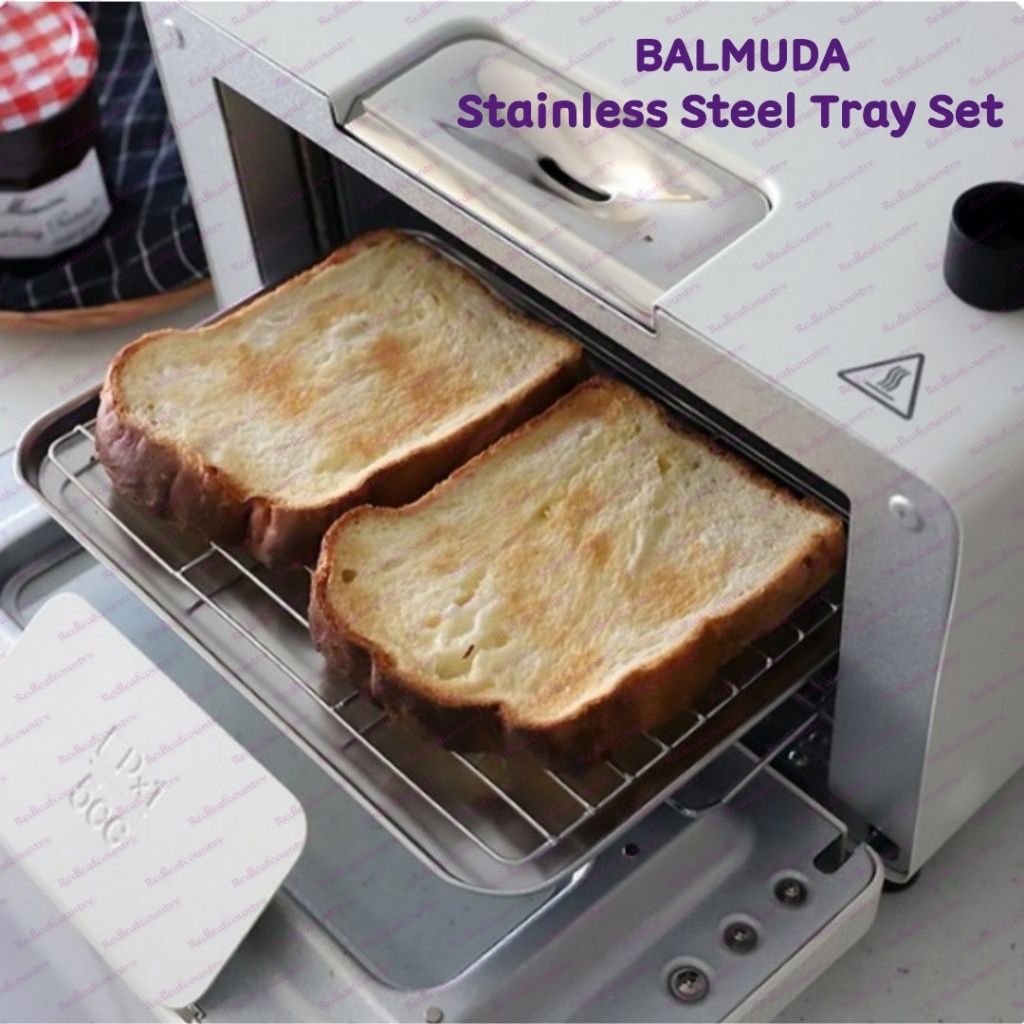 Stainless Steel Tray Set for BALMUDA Toaster Oven Grill Baking Pan ...