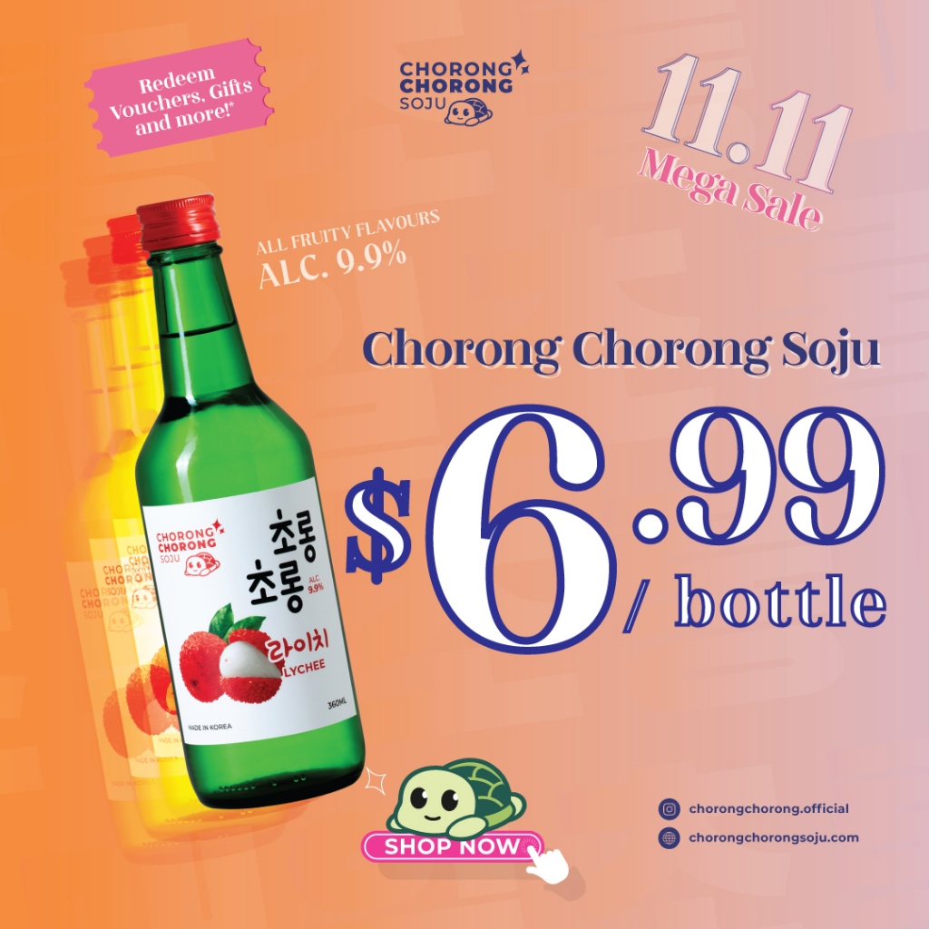[PROMO] Chorong Chorong Soju - 360ml - DIRECT FROM KOREA - Green Grape ...