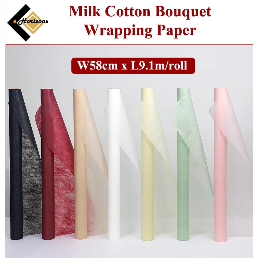 Korean Milk Cotton Wrapping Paper Bouquet Wrapping Paper Tissue Paper ...