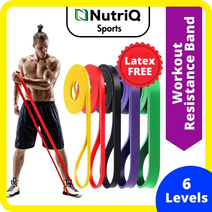 Workout Resistance Band Elastic Band For Exercise Gym Yoga 拉筋带 ...