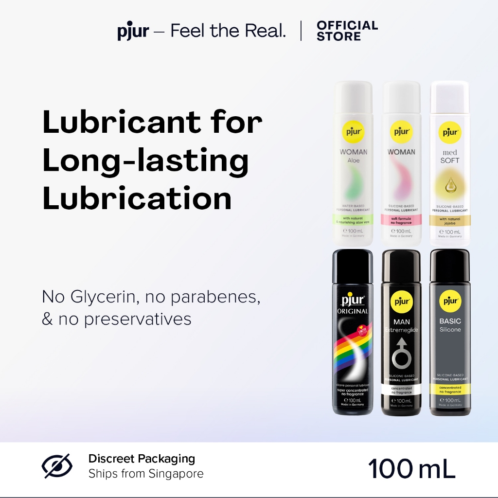 Pjur - Sex Lubricant Lube Water Based Sex Lotion Silicone Lube For Men ...