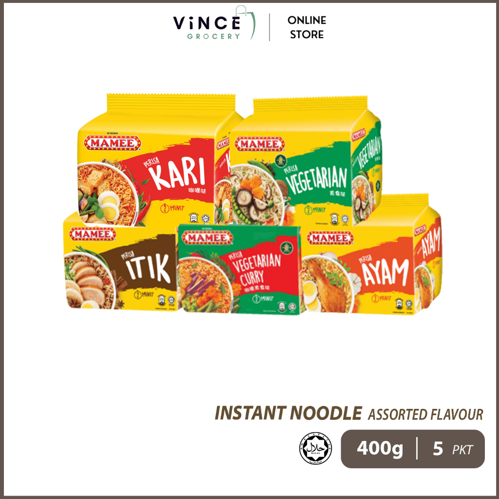 MAMEE Instant Noodle (Curry / Chicken / Duck / Vegetarian / Vegetarian ...