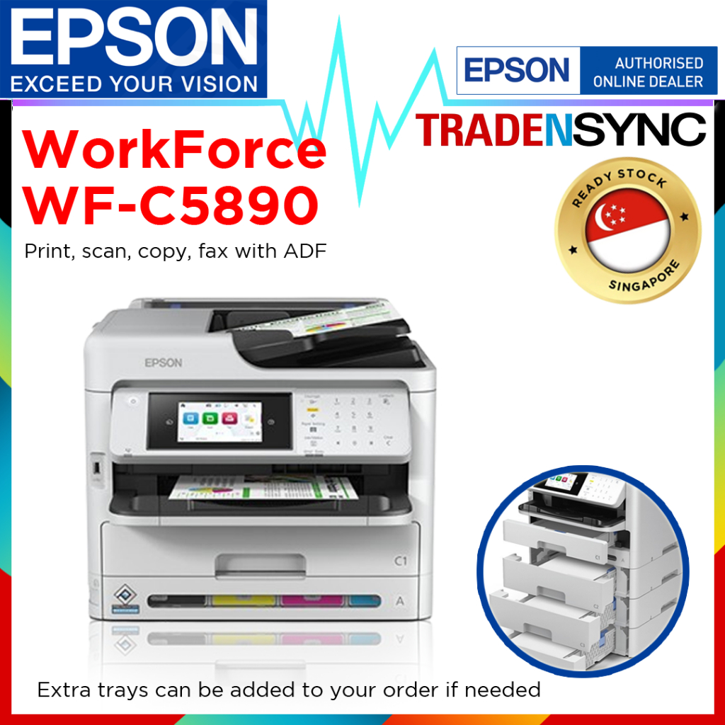 EPSON WF-C5890 Printer | Epson WorkForce Pro WF-C5890 A4 Colour ...