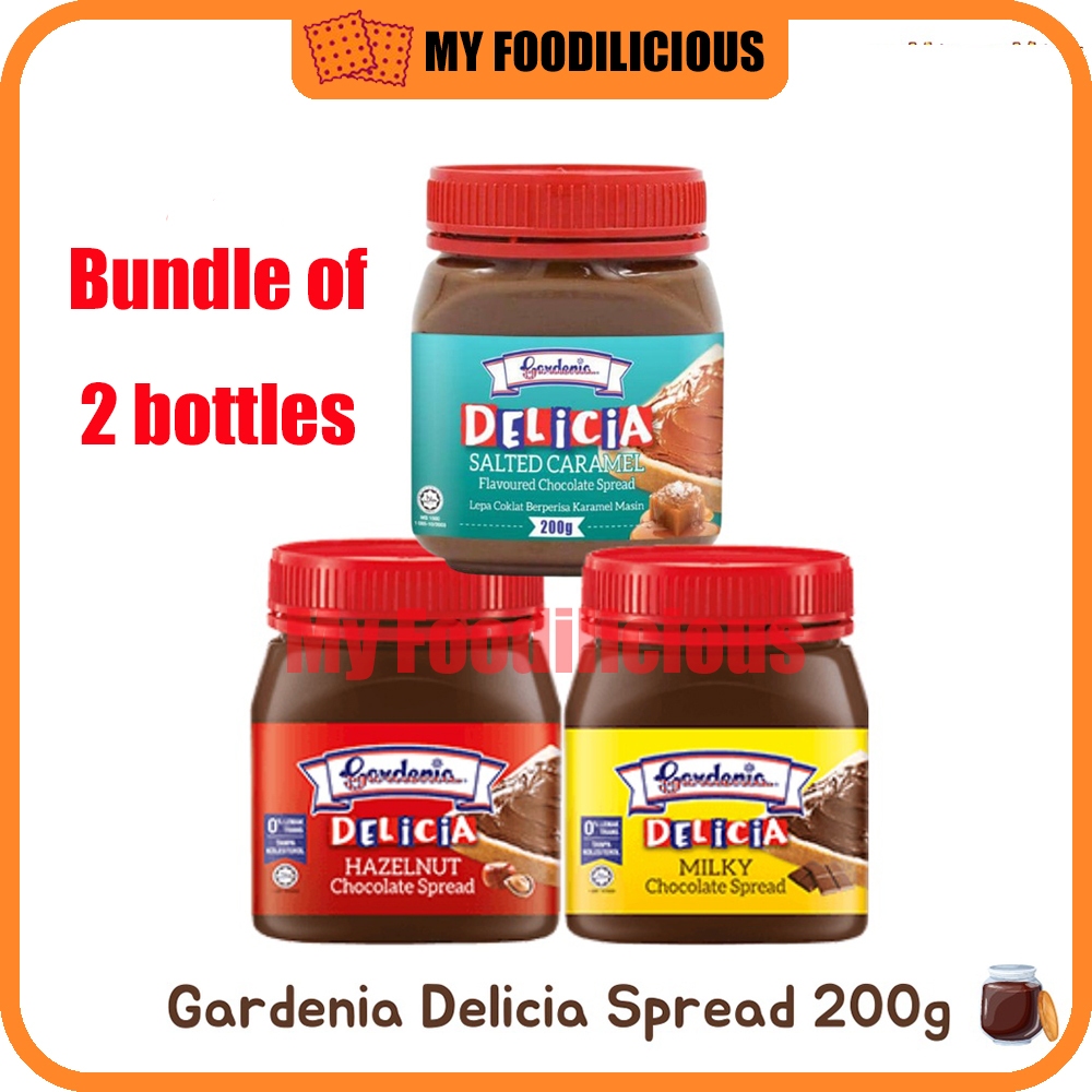 Gardenia Delicia Chocolate Spread 200g Milk Chocolate/ Hazelnut ...