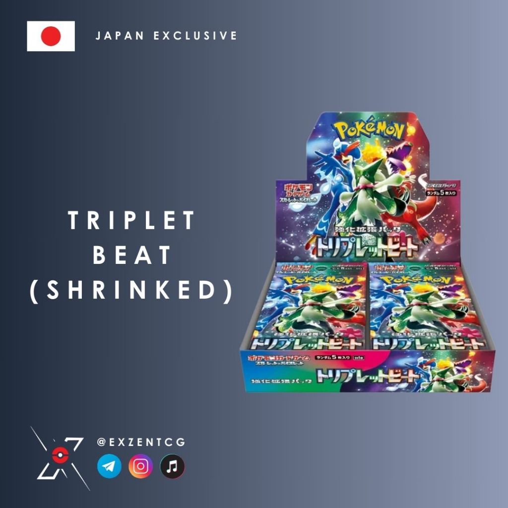 Pokemon Triplet Beat Booster Box [Japanese][sv1a] | Shopee Singapore