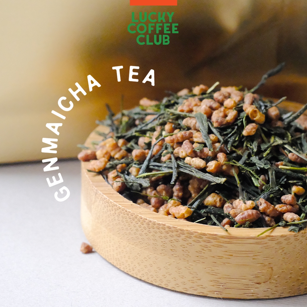 [Lucky Coffee Club] Premium Genmaicha Tea (Sencha & Puffed Brown Rice ...