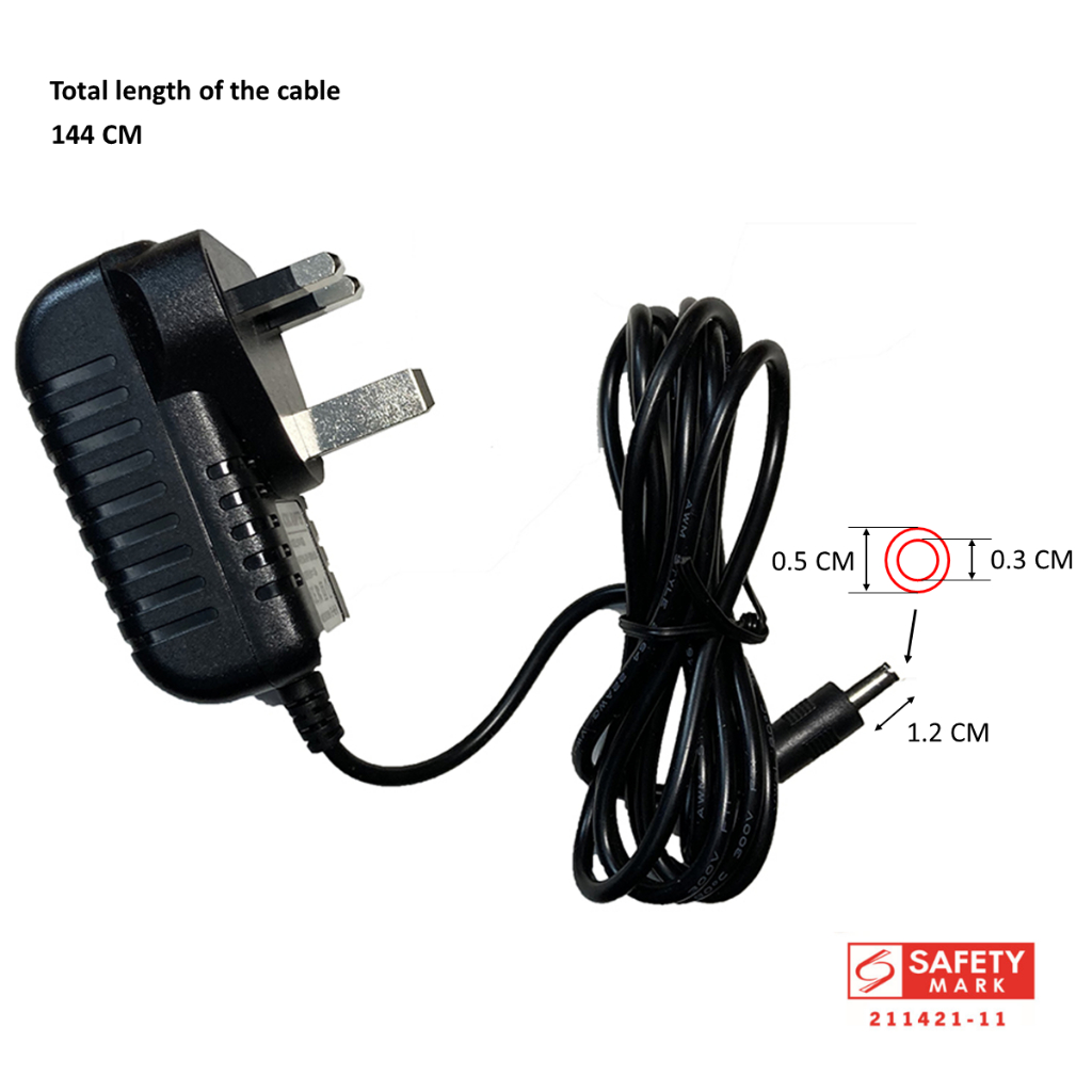 [Safety Mark] Power Supply Adapter 1000mA/2000mA AC 100V-240V DC ...