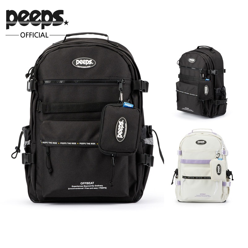 [PEEPS] Offbeat Backpack(2 Color) | Shopee Singapore