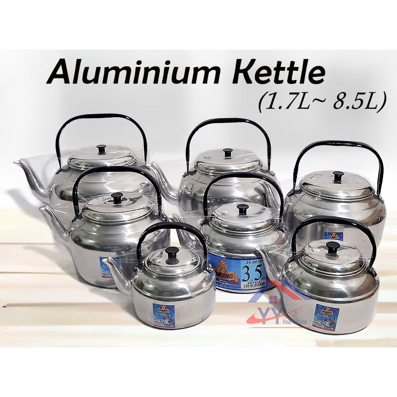 Aluminium Kettle/With Fixed Handle/Aluminum Cerak Air/Retro Traditional ...