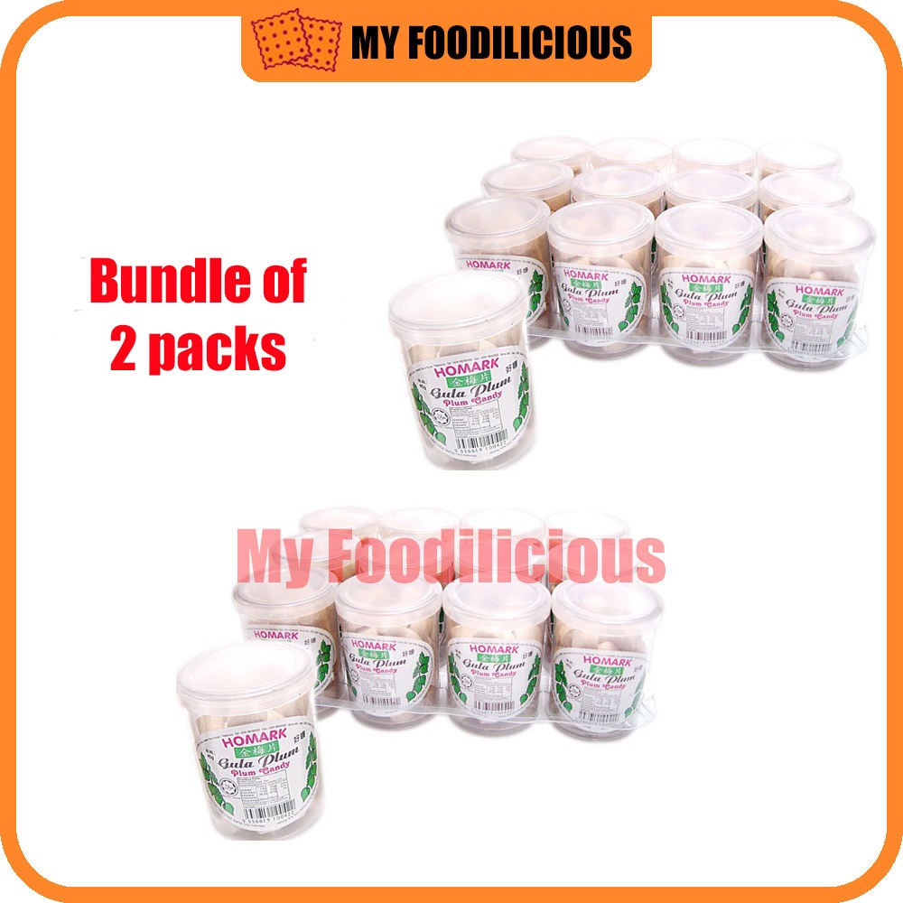 Homark Plum Candy Tablet Candy Gula Asam Boi Sweets Snacks Candies Gula ...