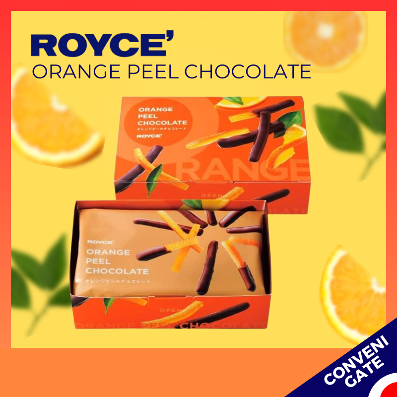 ROYCE' Orange Peel Chocolate 8 sticks × 2 packs from Hokkaido Japan ...