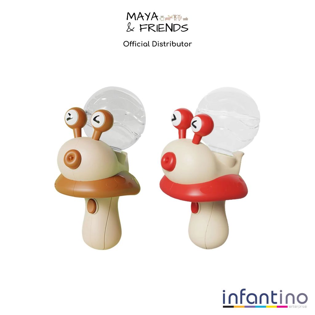 Infantino | Maya & Friends Electric Snail Water Gun (Assorted Colours ...