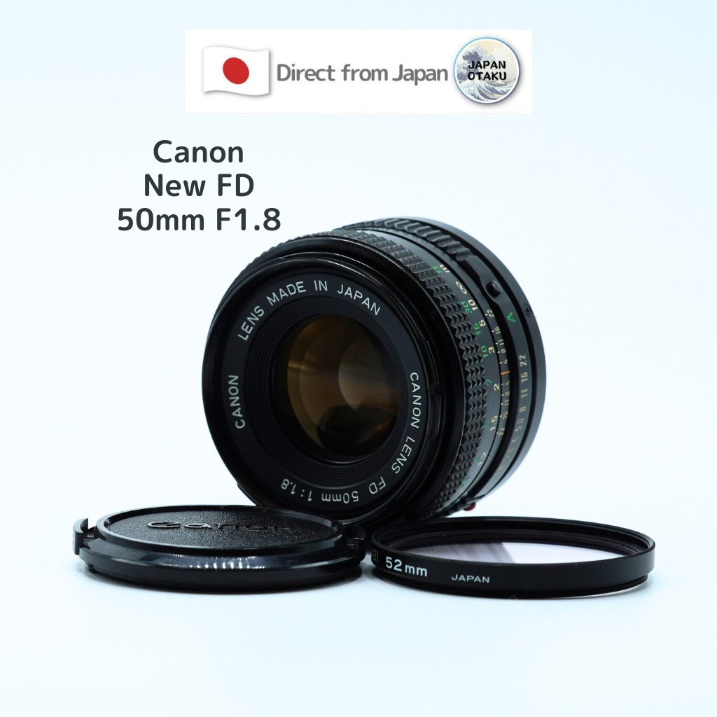 [Used in Japan] " Vintage Lens " Canon New FD 50mm f/1.8 Released in Japan | Shopee Singapore