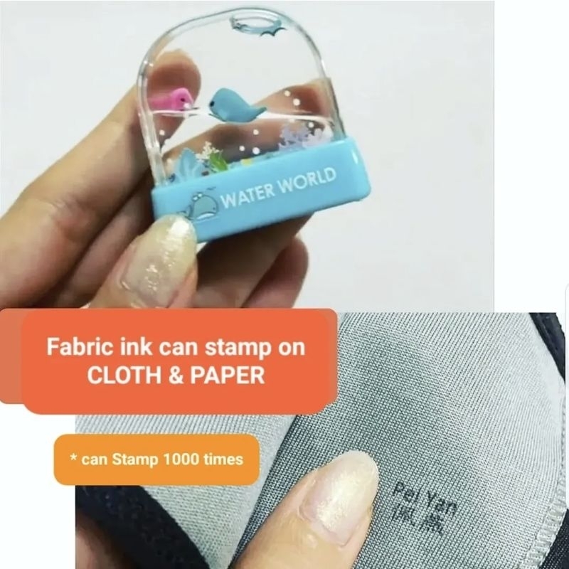 Fabric stamp -1000 times stamps(for fabric and paper) | Shopee Singapore