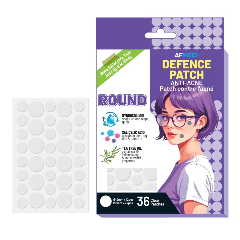 AF MEDI Defence Anti-Acne Patch w/Salicylic Acid & Tea Tree Oil - 36 ...