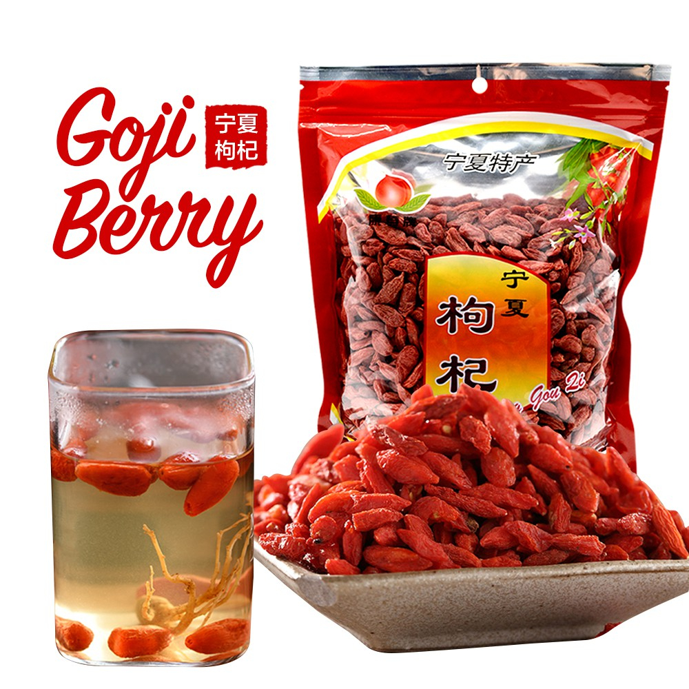 Premium Untreated Red/Black Goji Berry/Wolfberry (Red Large - Size 180 ...