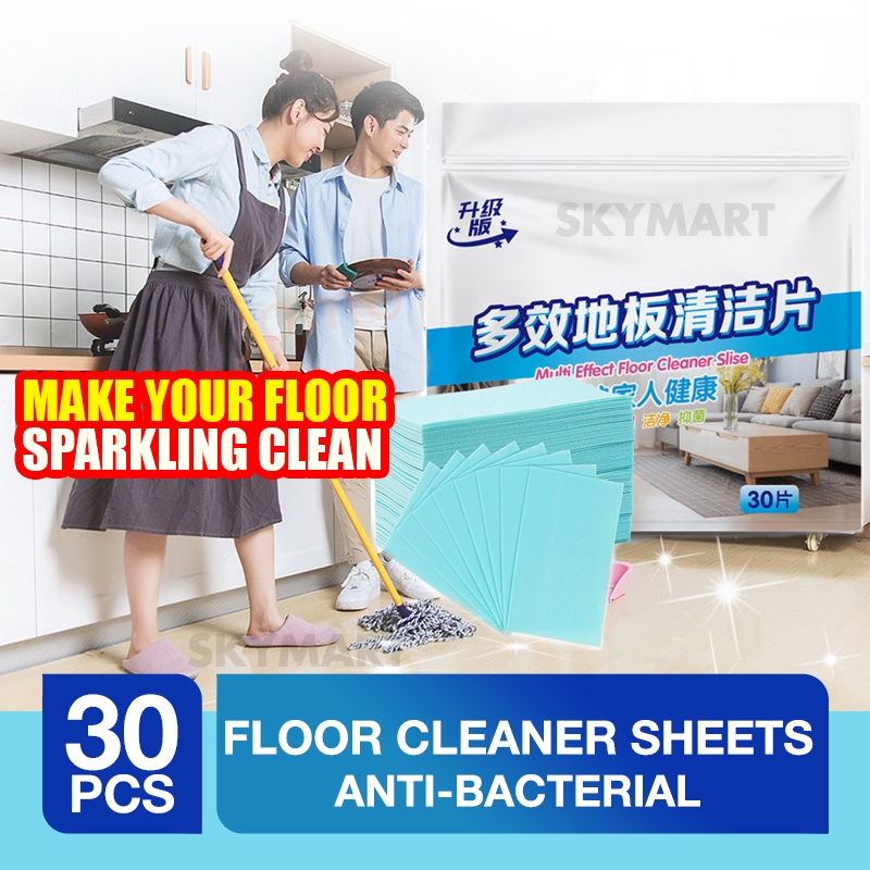 30Pcs Floor cleaner Sheets Powerful Cleaning Sheet Tiles Cleaning ...