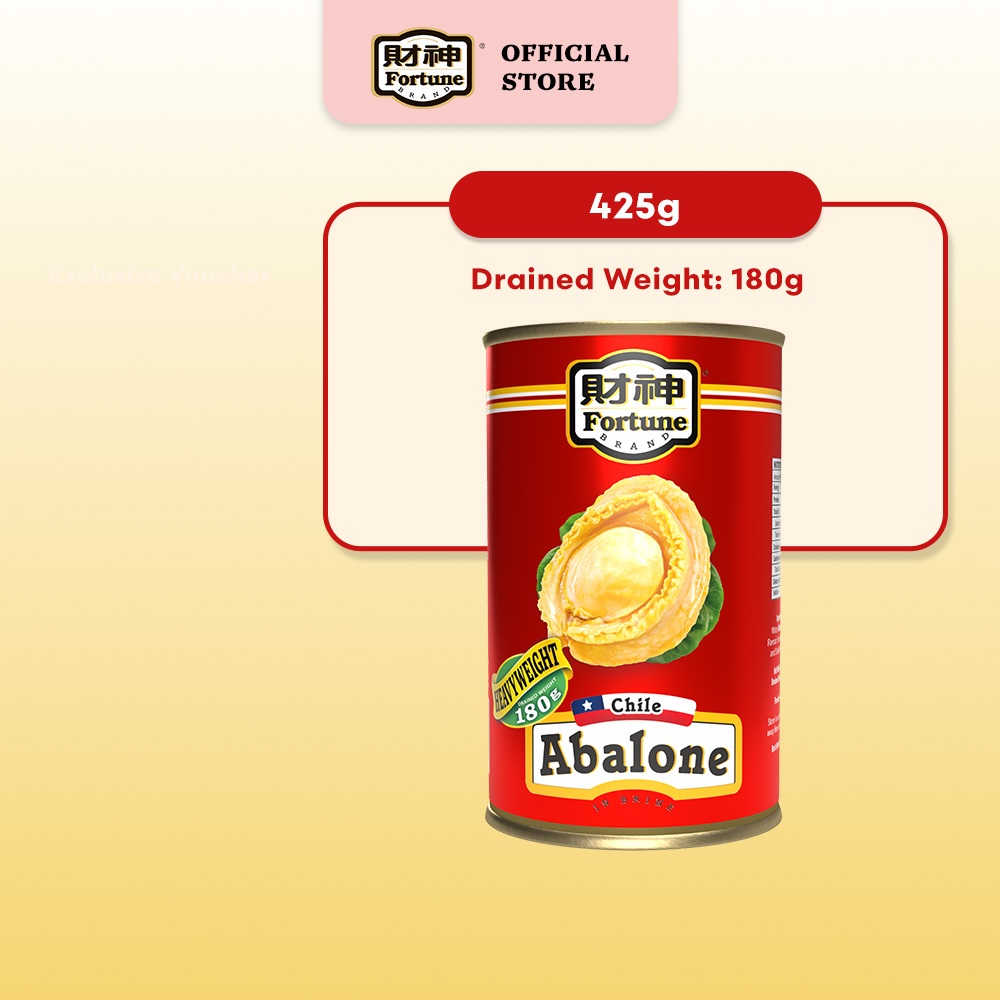 Fortune Chile Abalone 425g (5P - 6P, DW: 180g) | Shopee Singapore