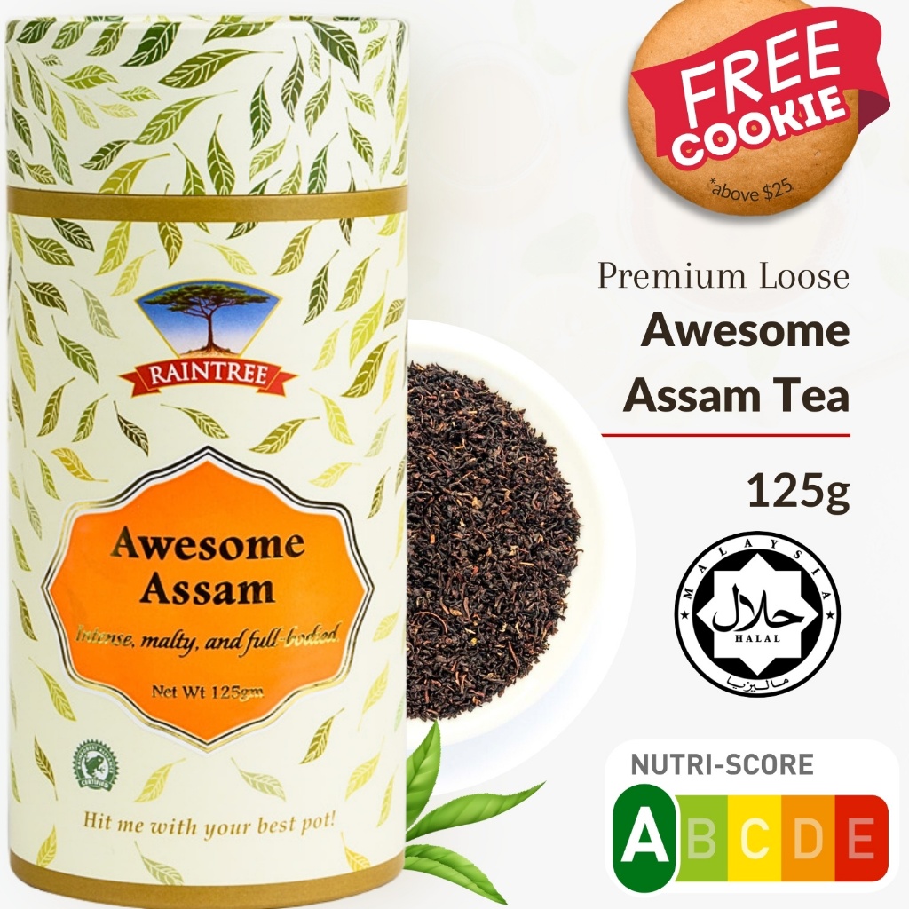Raintree Premium Assam Black Tea - 125g Loose Black Ceylon Tea Leaves ...
