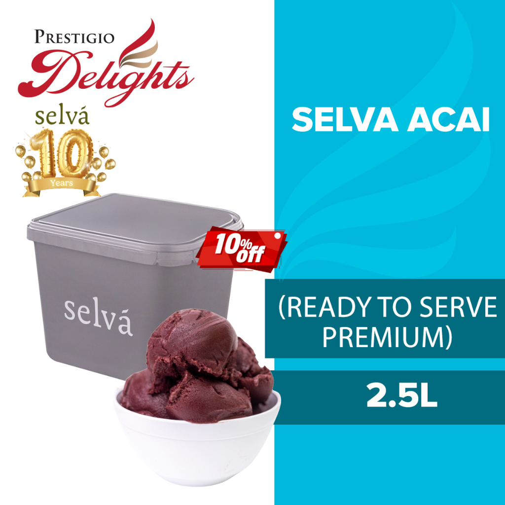 Selva Organic Acai Ready to Serve 2.5L Tub - Premium | Shopee Singapore