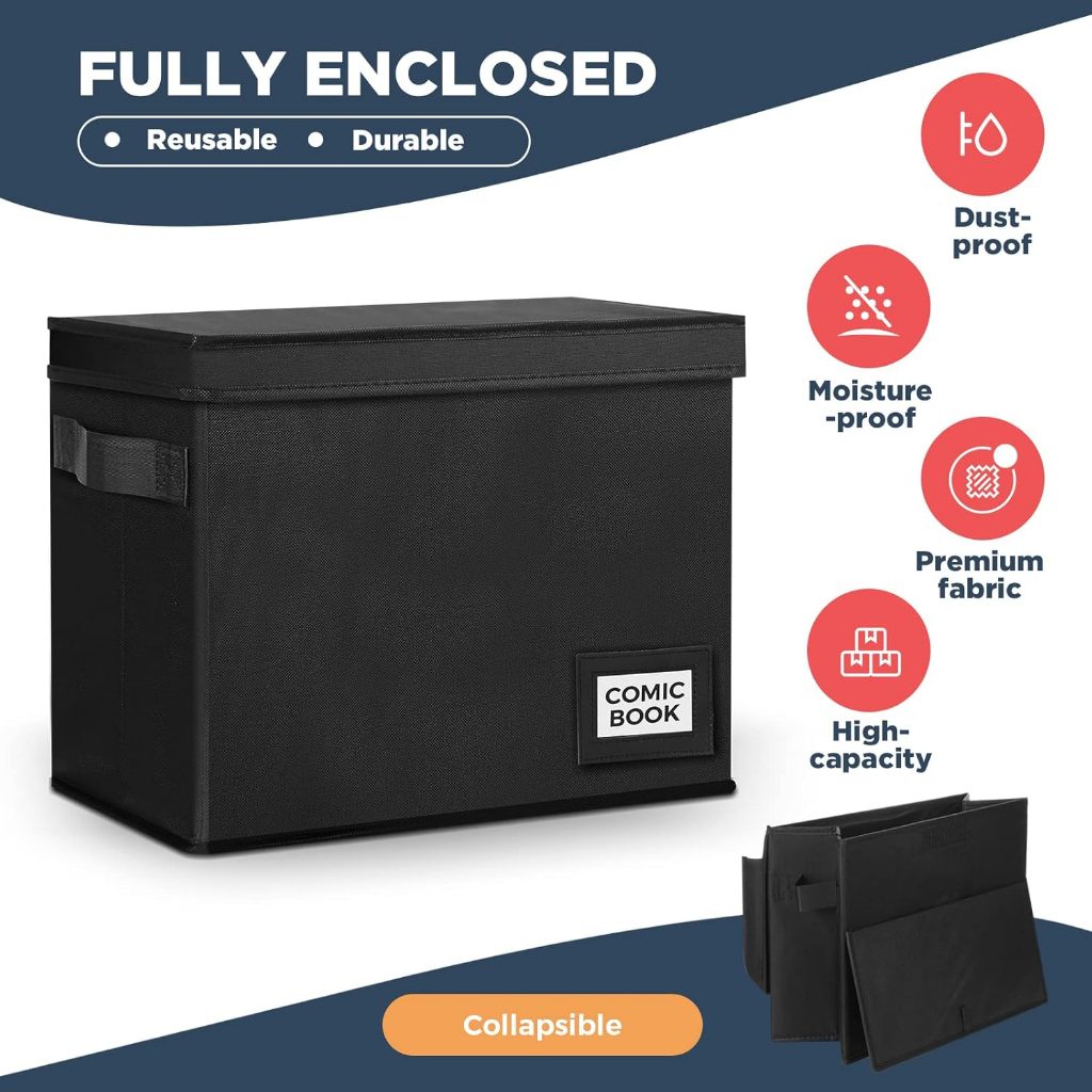 Collapsible Comic Box (Holds up to 175 comic books) | Shopee Singapore