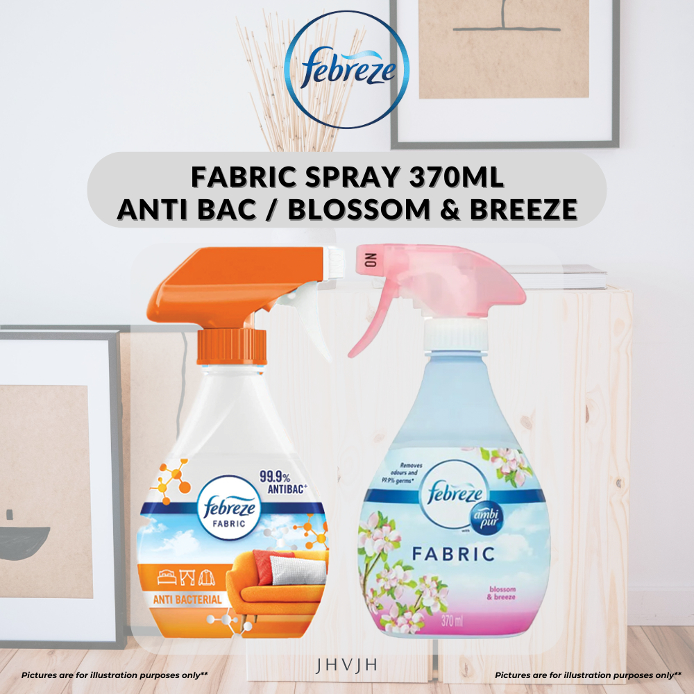 Febreze Fabric Spray 370ML - Blossom & Breeze // Anti-Bacterial | Shopee Singapore
