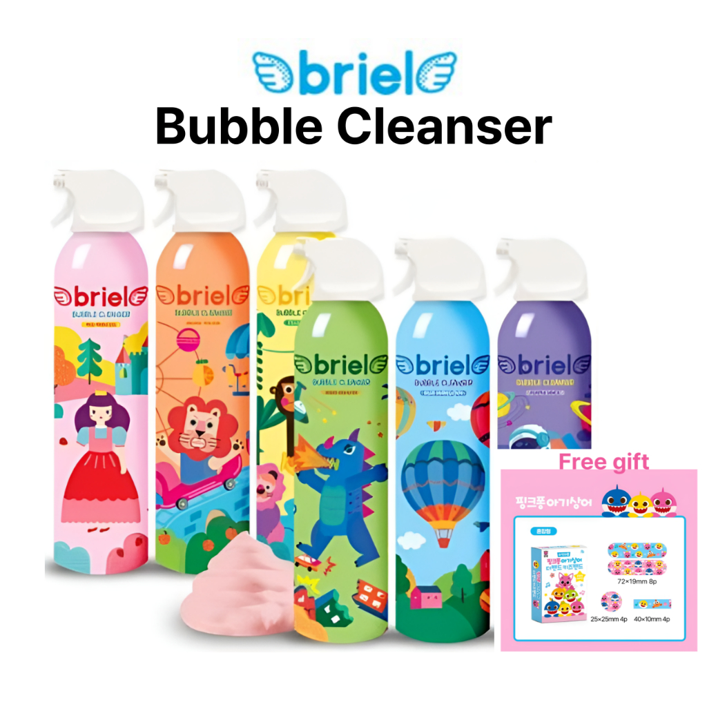 Briel Kids Bubble Foam Cleanser 300ml | 2Type | Children's Playfoam | Fun & Scented Cleaning ...