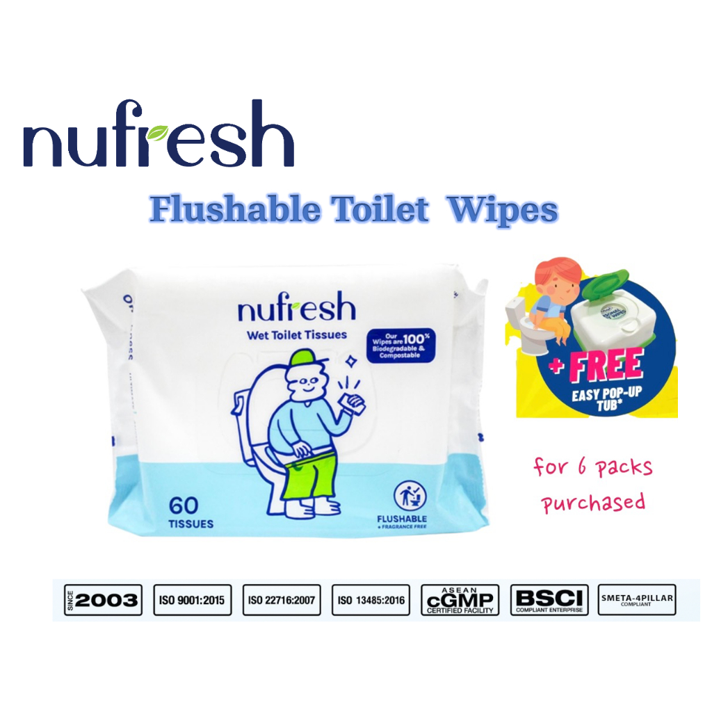 Flushable Toilet Wipes | Shopee Singapore