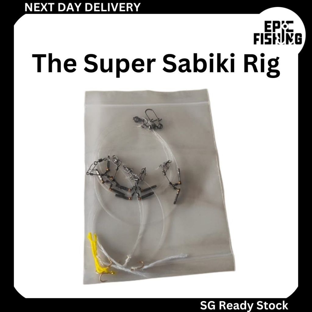 Super Sabiki Rig - Reusable, Reduced Tangles, Super Strong, Changeable ...