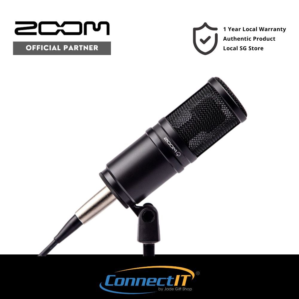 Zoom ZDM-1 Dynamic Vocal Microphone for Podcasting, Music (1 Year Local ...
