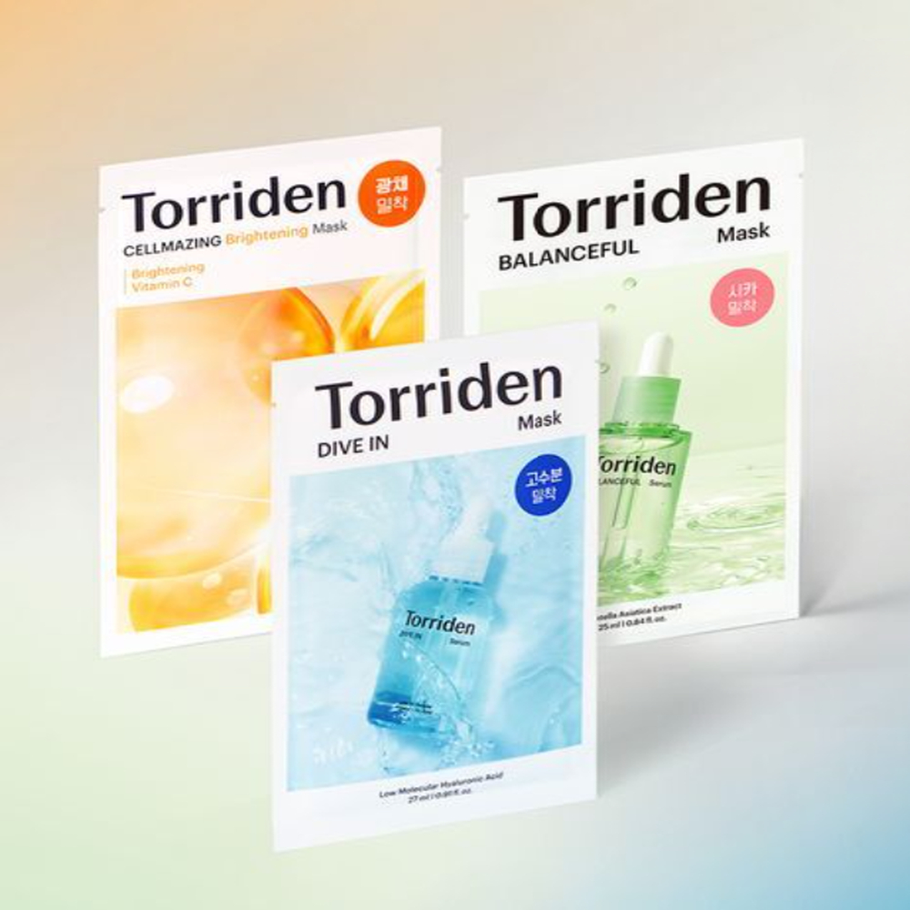 [Torriden] Sheet Mask Choose 1 of 3 types (Hydrating / Soothing ...