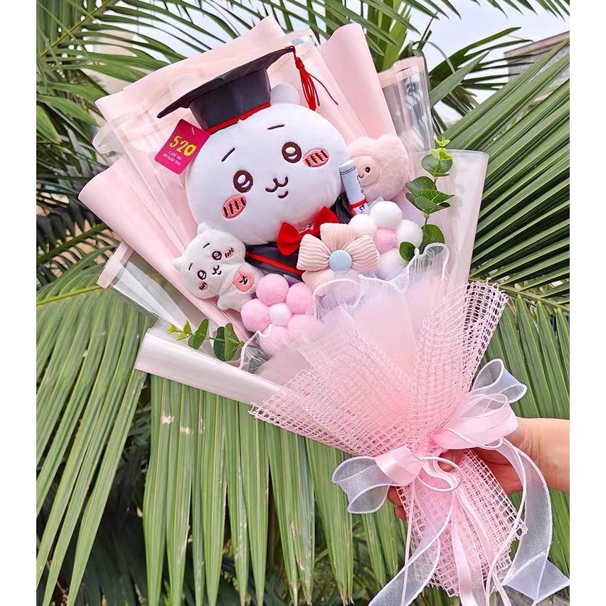 Japanese Manga Series Chiikawa Graduation Bouquet Hachiware Graduation ...