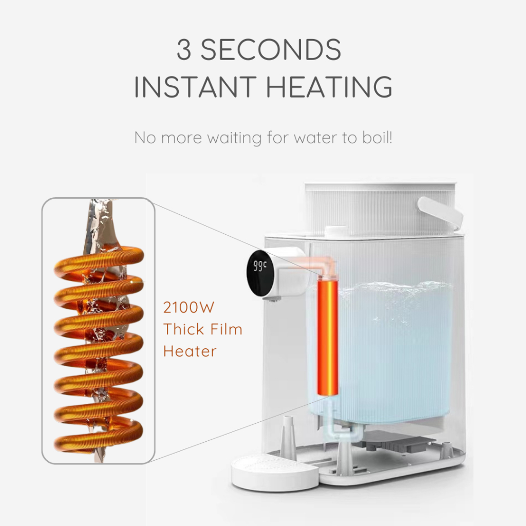 EuropAce 3.6L Filtered Instant Hot Water Dispenser | EWP3361A | 99°C ...