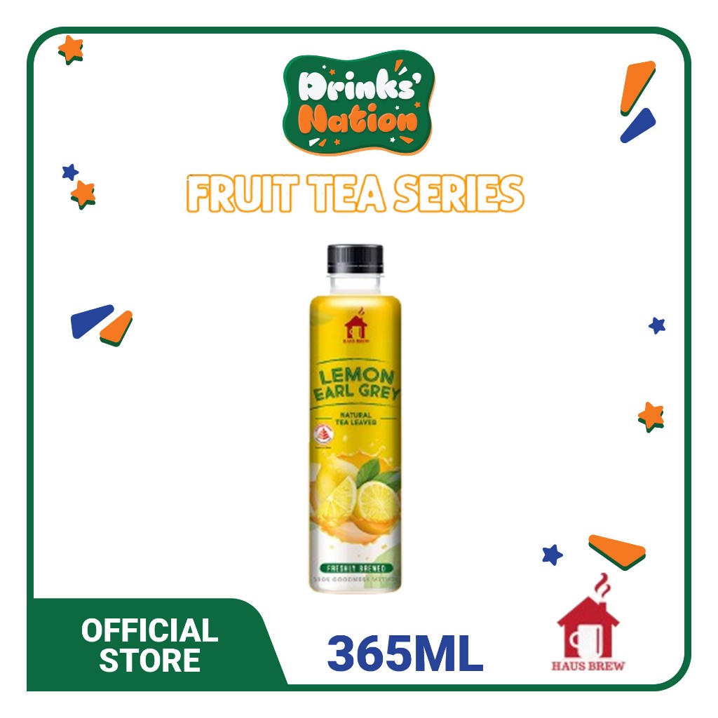 Haus Brew Lemon Earl Grey Fruit Tea 365ML | Shopee Singapore