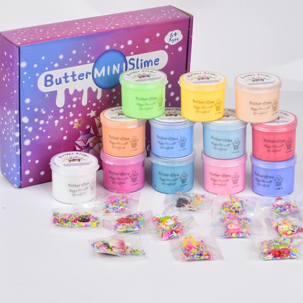 🌟 SG LOCAL STOCK 🌟 Mini Butter Slime Soft Non-sticky Super Stretchy ...